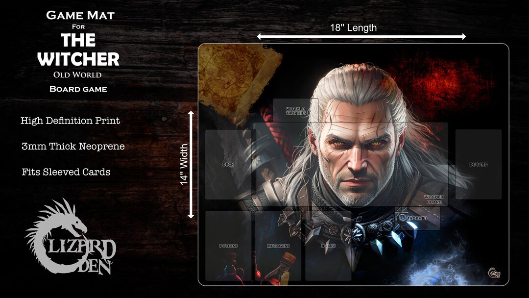 The Witcher Old World Compatible Playmat - Etsy