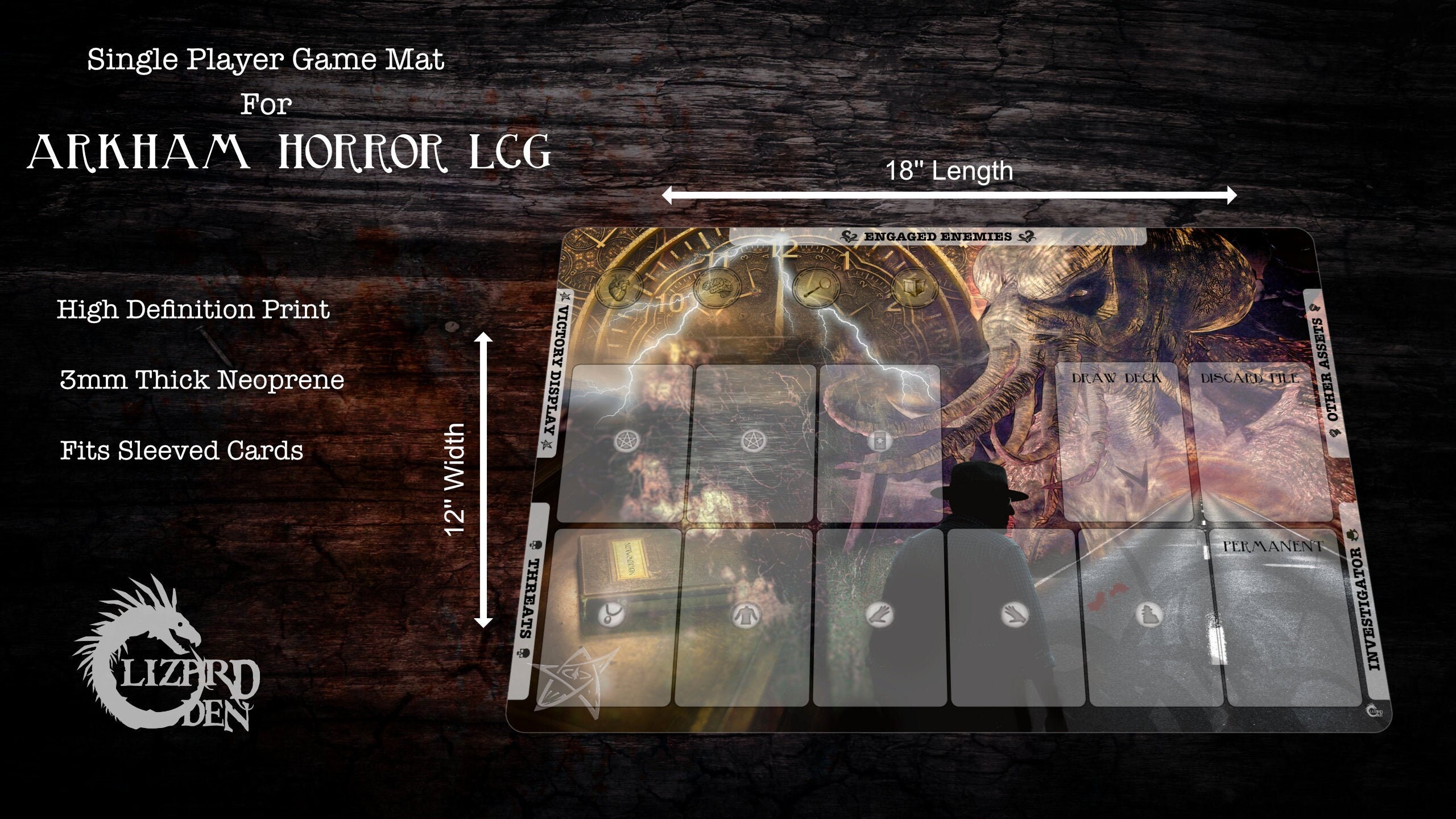 Arkham Horror LCG Custom Made Game Mat - Etsy UK
