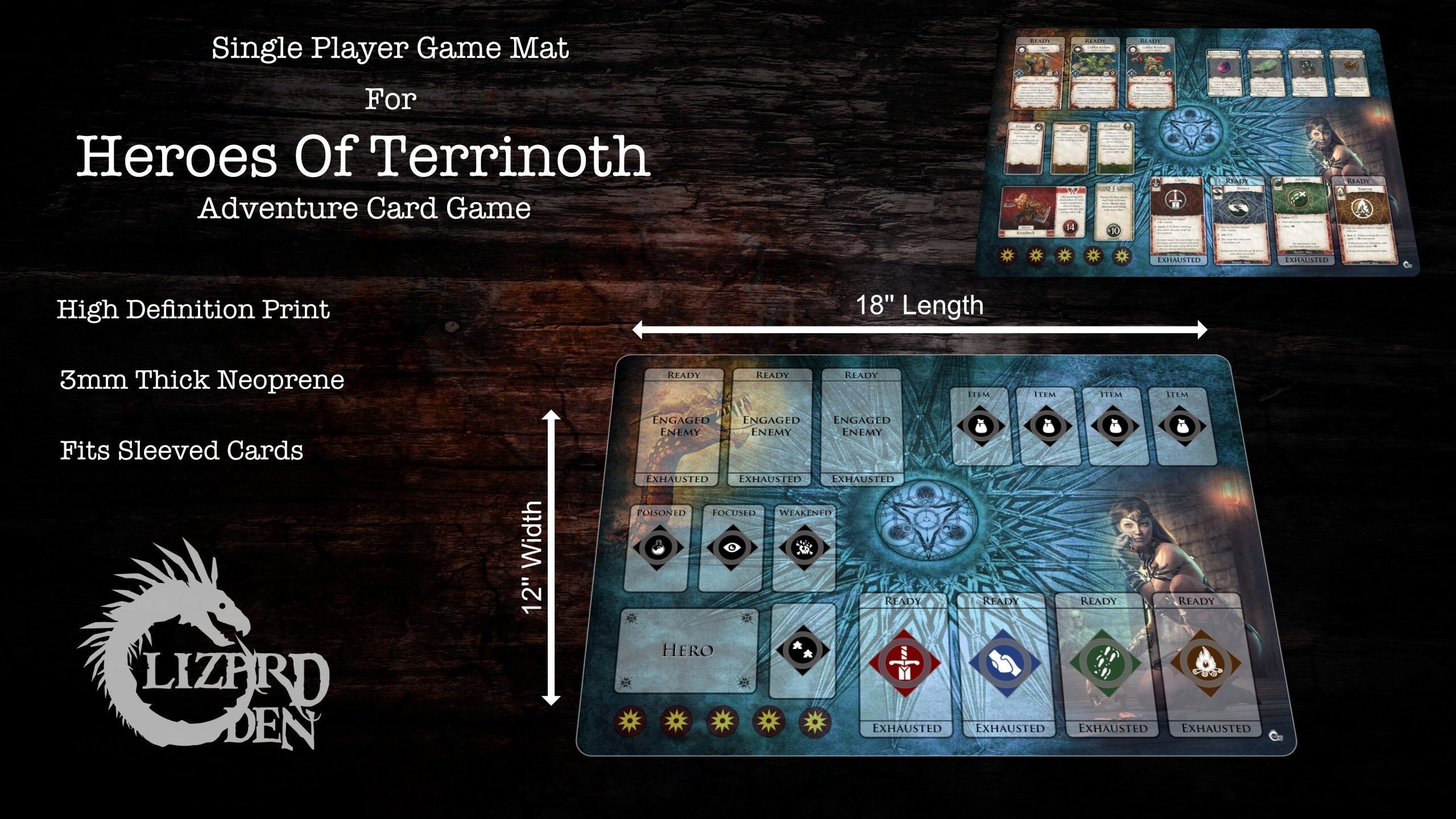 Heroes of Terrinoth Custom Made Game Mat - Etsy
