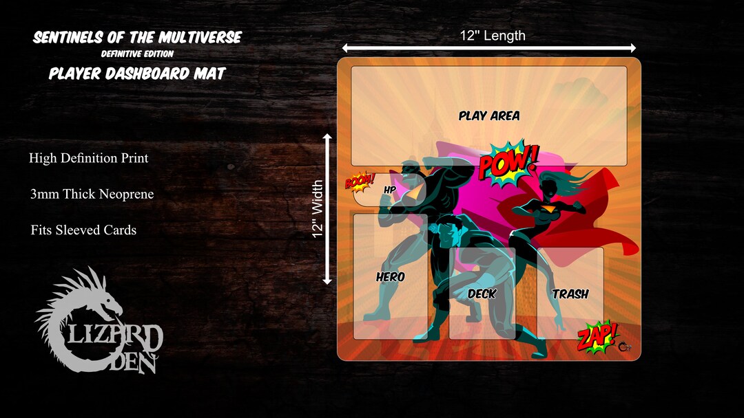 Sentinels of the Multiverse Compatible Player Dashboard Mat - Etsy