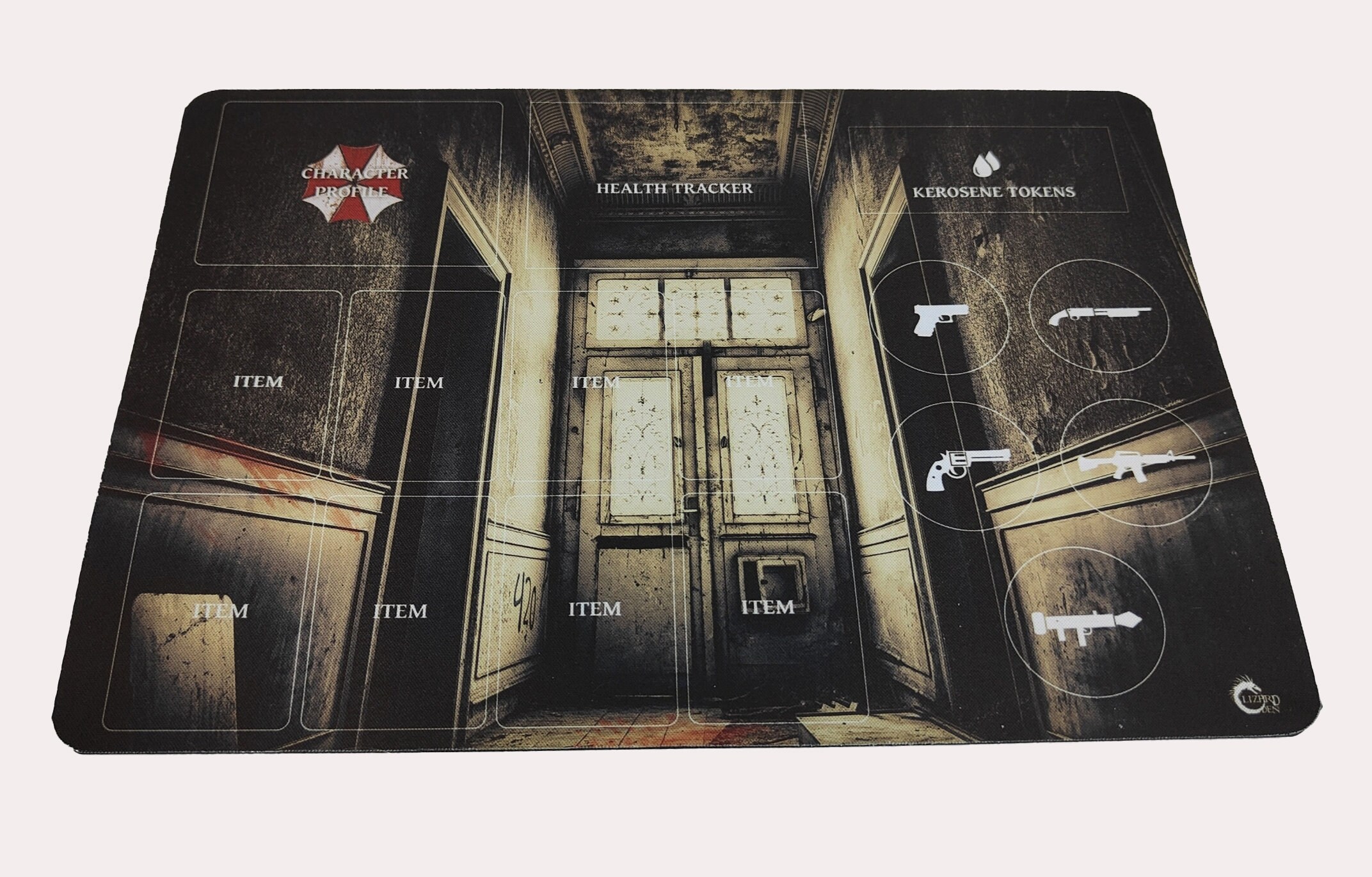 Resident Evil 3/2/1 Board Game Compatible Player Dashboard - Neoprene ...