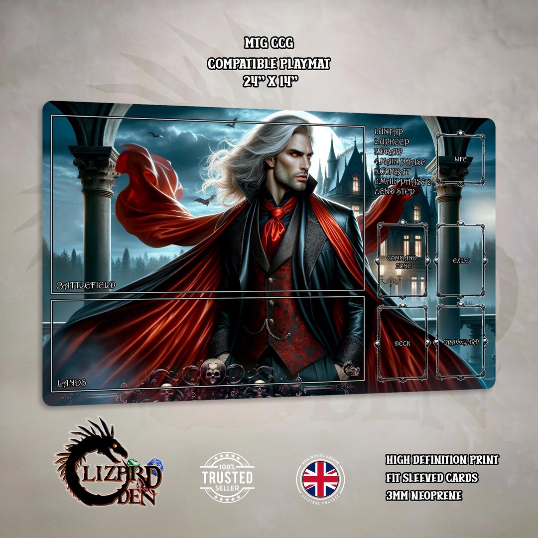 MTG and Other CCG/TCG Card Games Compatible Playmat - Neoprene Mat - Etsy