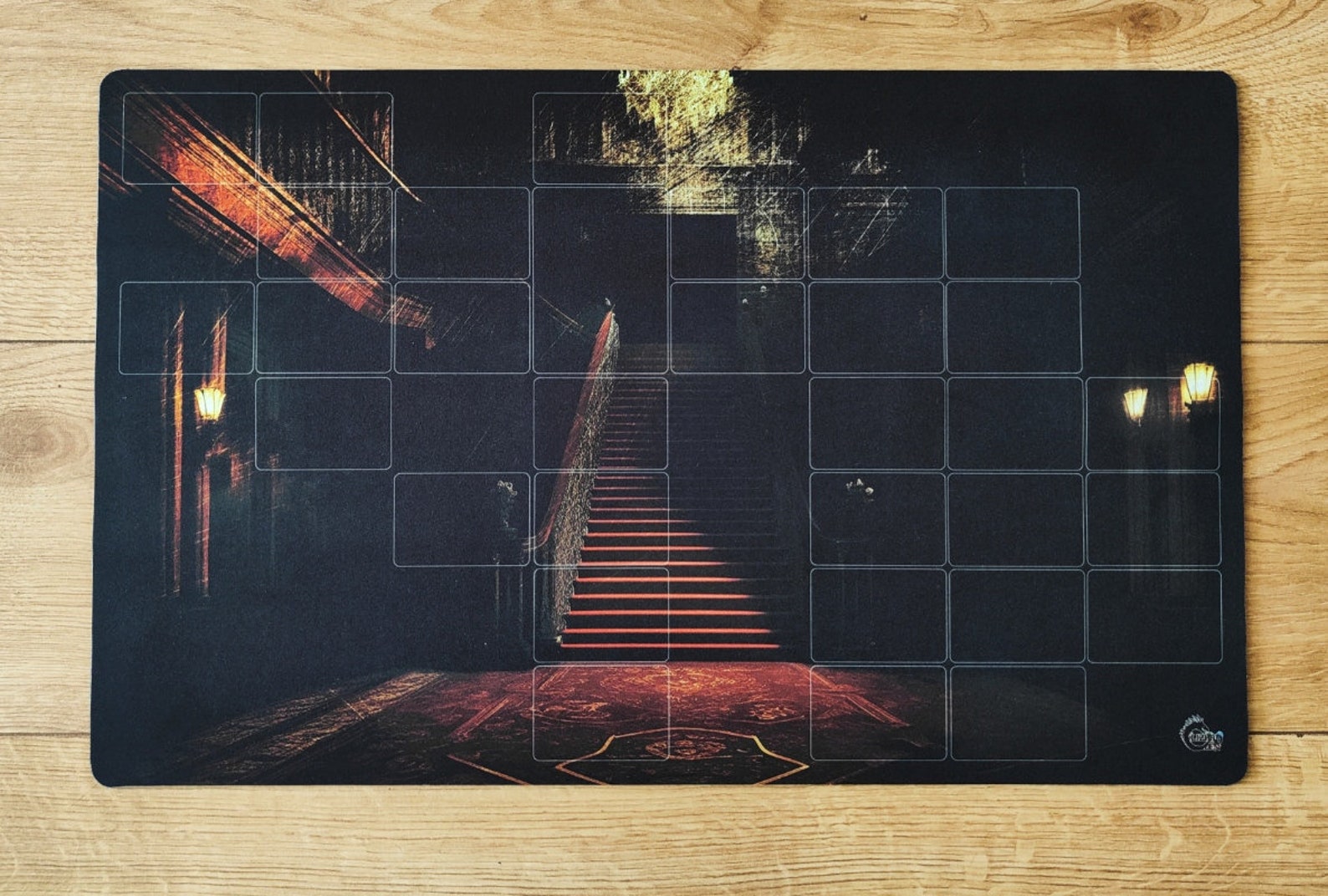 Resident Evil Board Game Mansion Map - Neoprene Mat - Playmat - Etsy