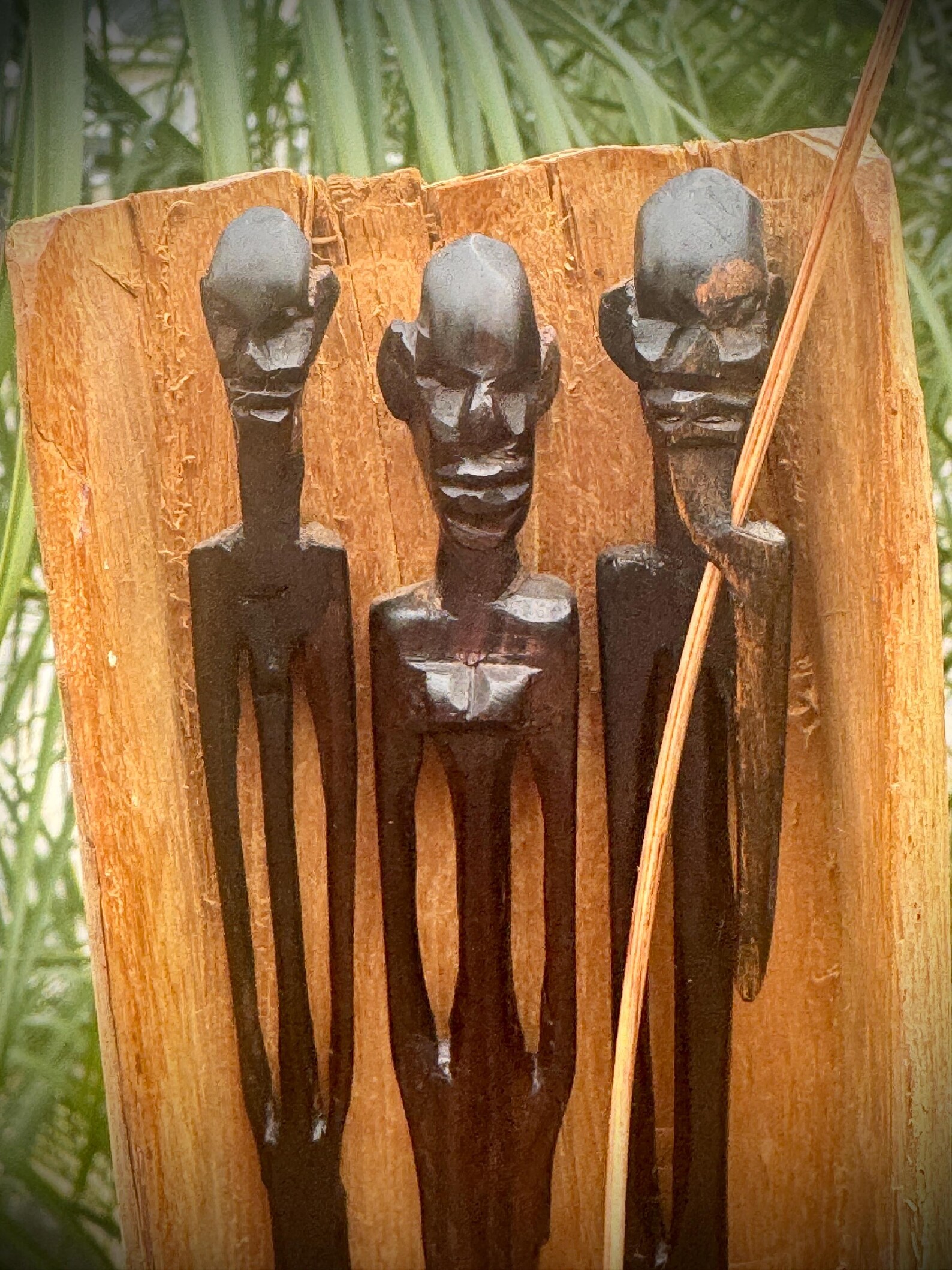 Vintage Kenyan Carved Ebony Wood Sculpture - Etsy