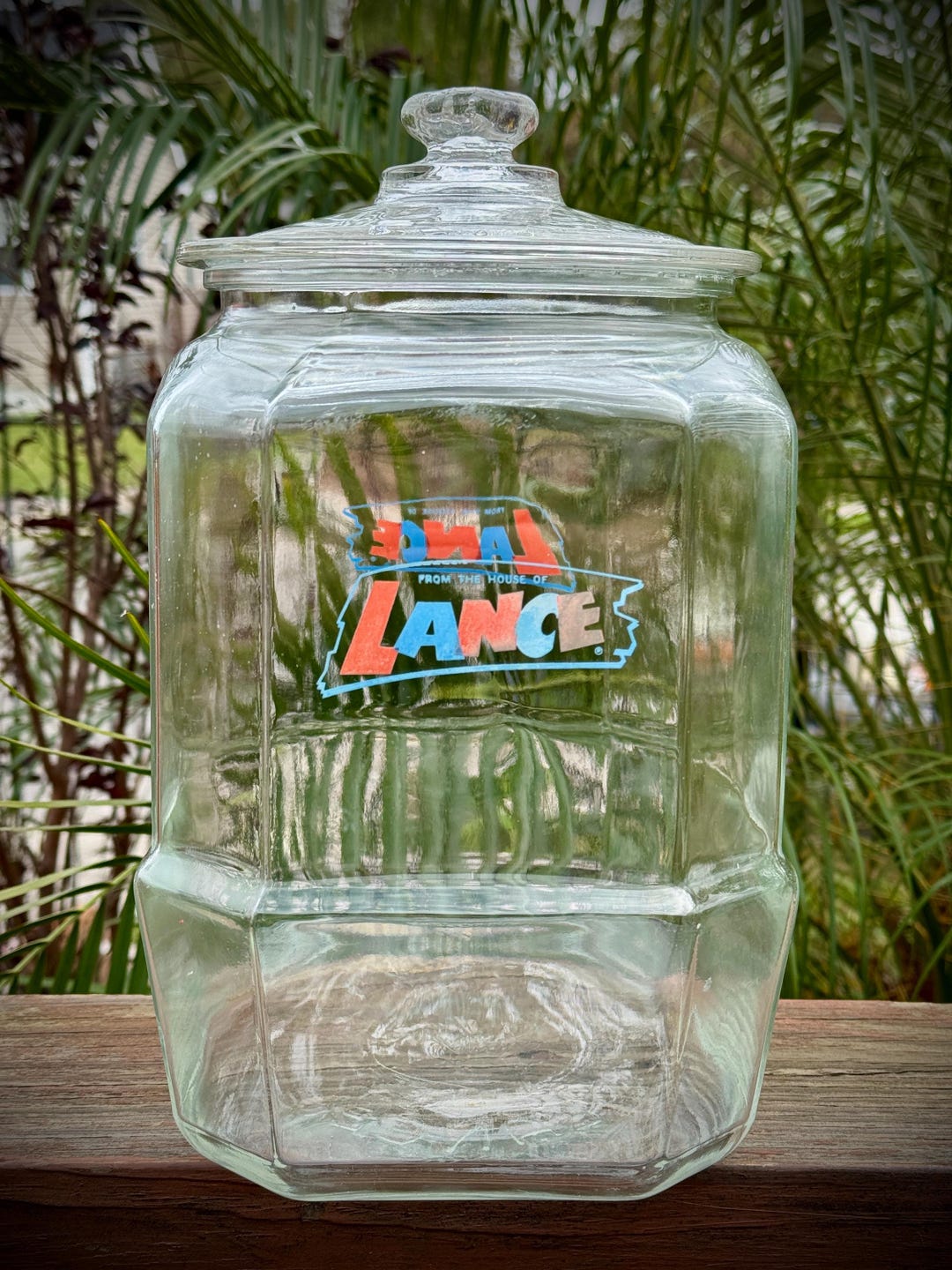 1940’s Lance Countertop Display Jar With Lid - Etsy