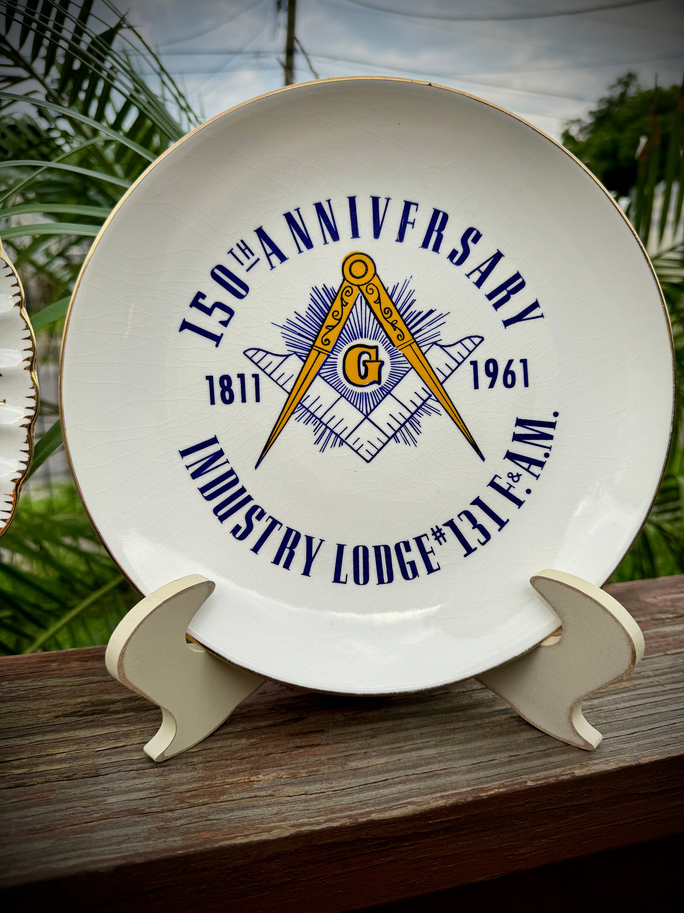 Vintage Masonic Plates - Etsy