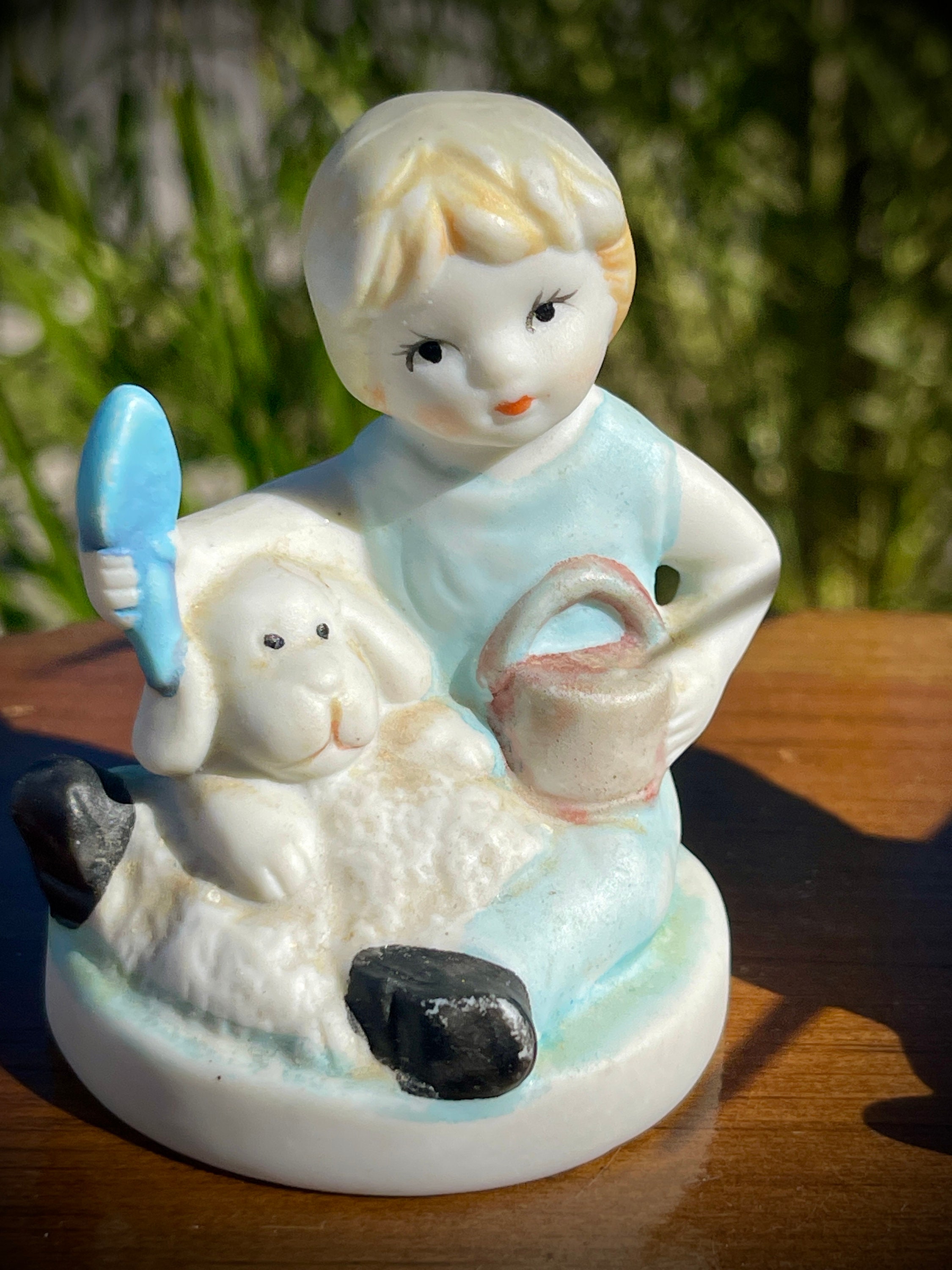 Vintage Bisque Porcelain Boy and Girl Figurines - Etsy