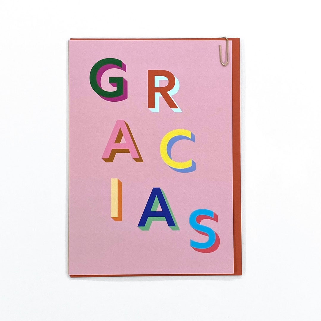 Pavilion - POP! 'gracias' - Greeting Card - Graphic Card - Art Card ...
