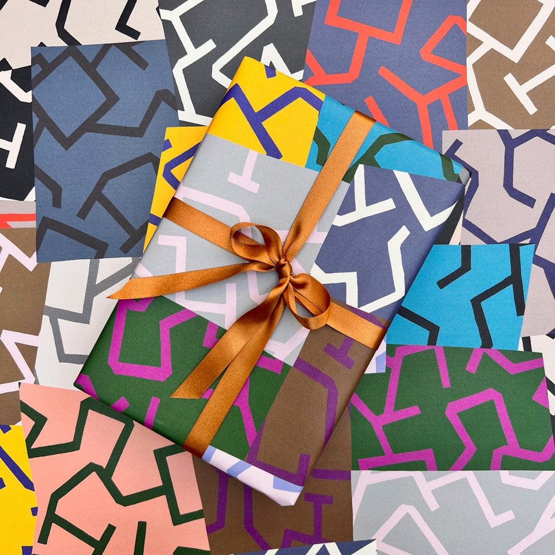 Pavilion ' Maze ' 3 Sheets of 50cm X 70cm Gift Wrap - Etsy