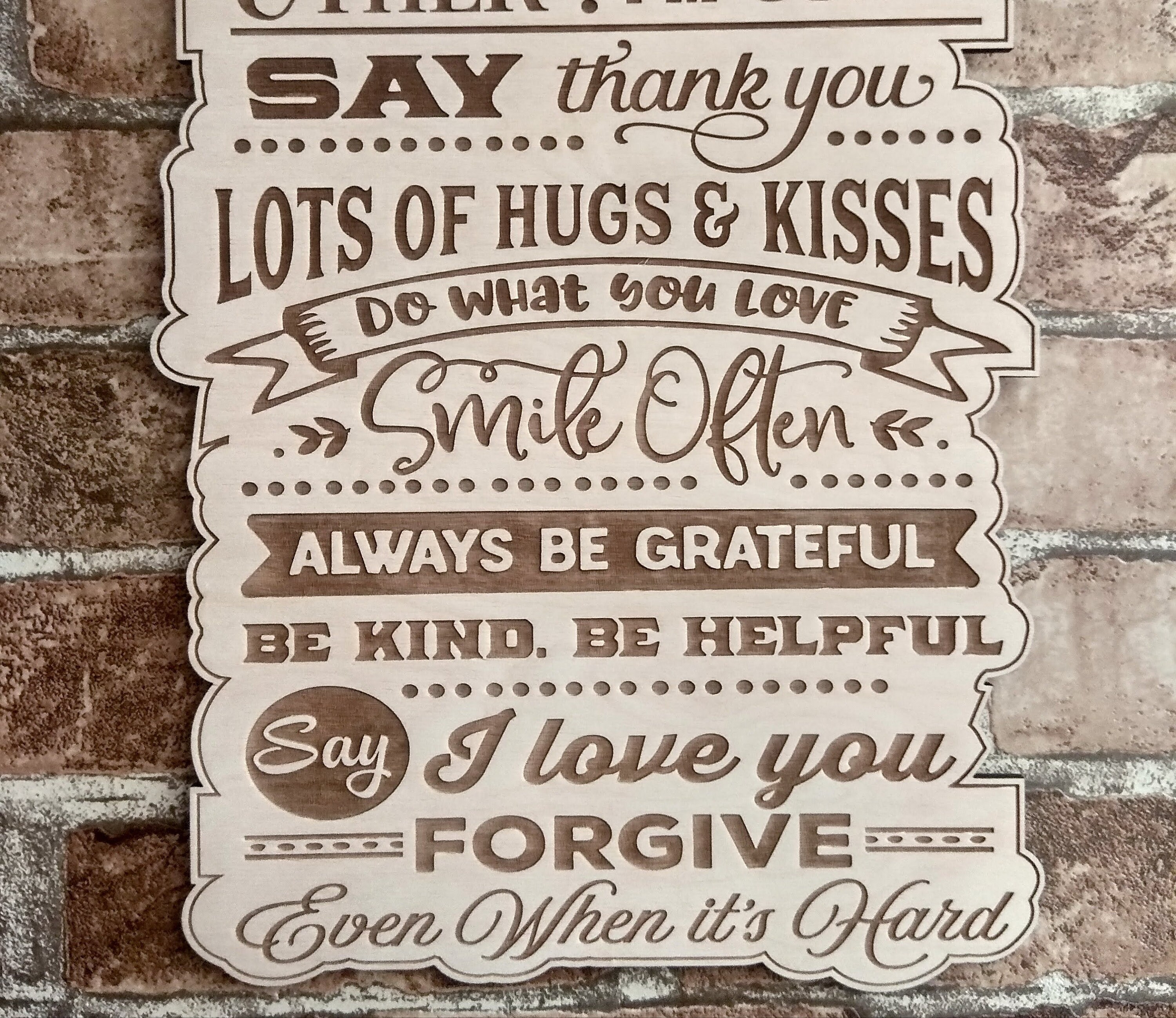 Big House Rules Sign Wood Family House Rules House Rules - Etsy Canada