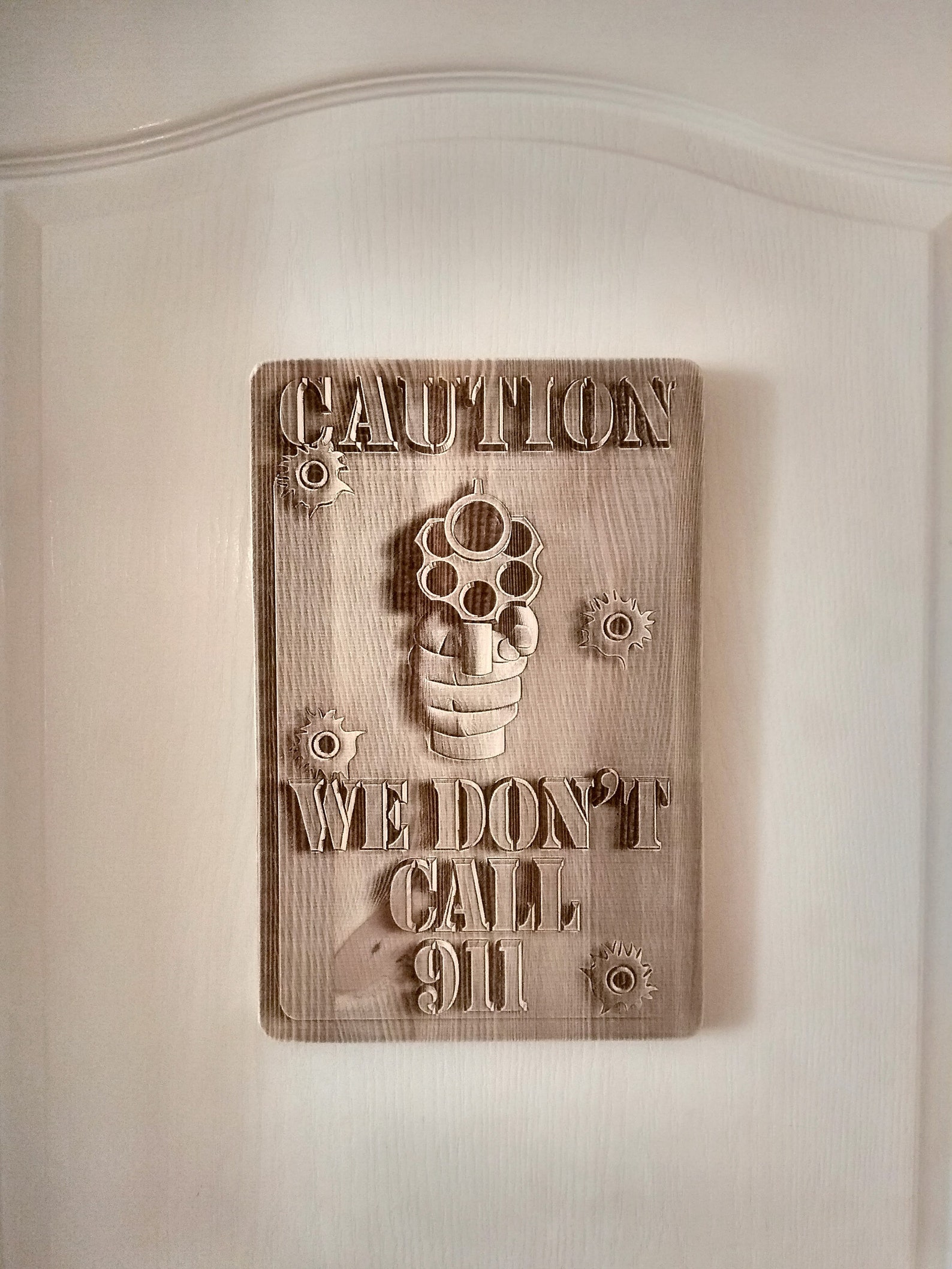 Wood Burning 2nd Amendment Sign Wall Art Caution Sign Home - Etsy