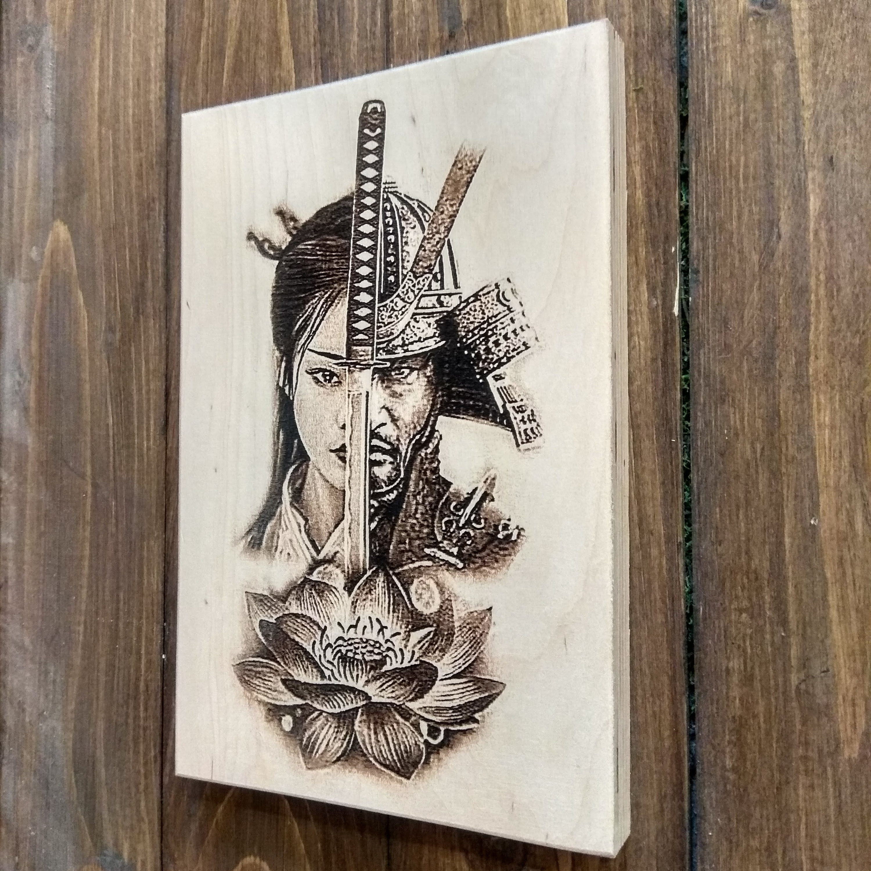 Geisha Warrior Drawing