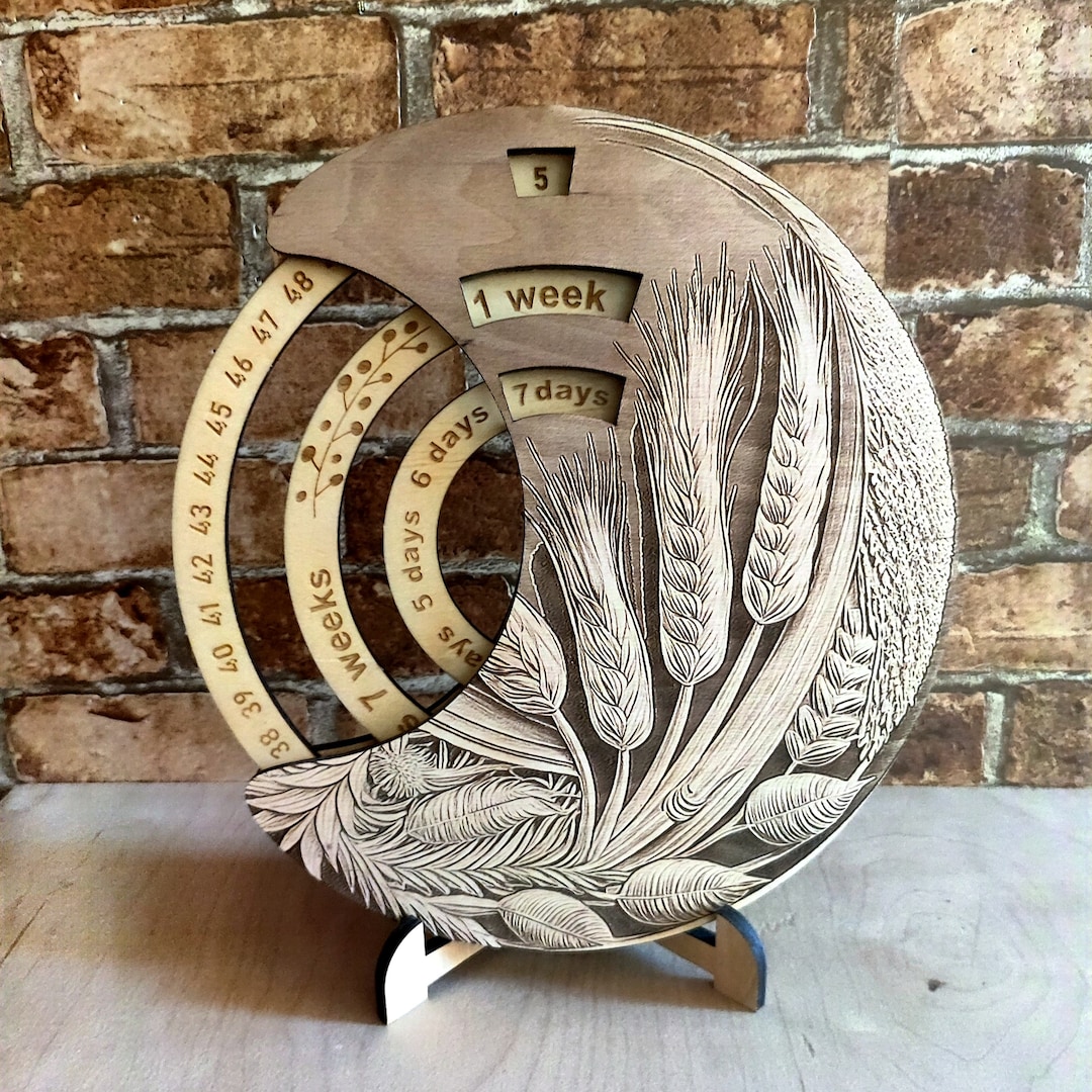 Wooden Omer Counter, Modern Judaica Art, Bat Mitzvah Gift, Hanukkah ...