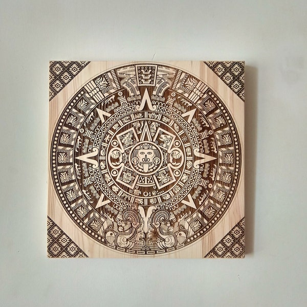 Aztec Sun Stone - Etsy