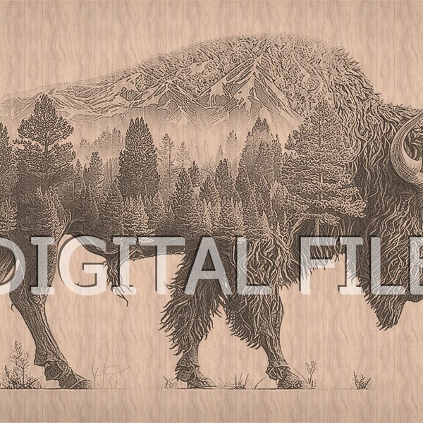 Buffalo Laser Wood - Etsy