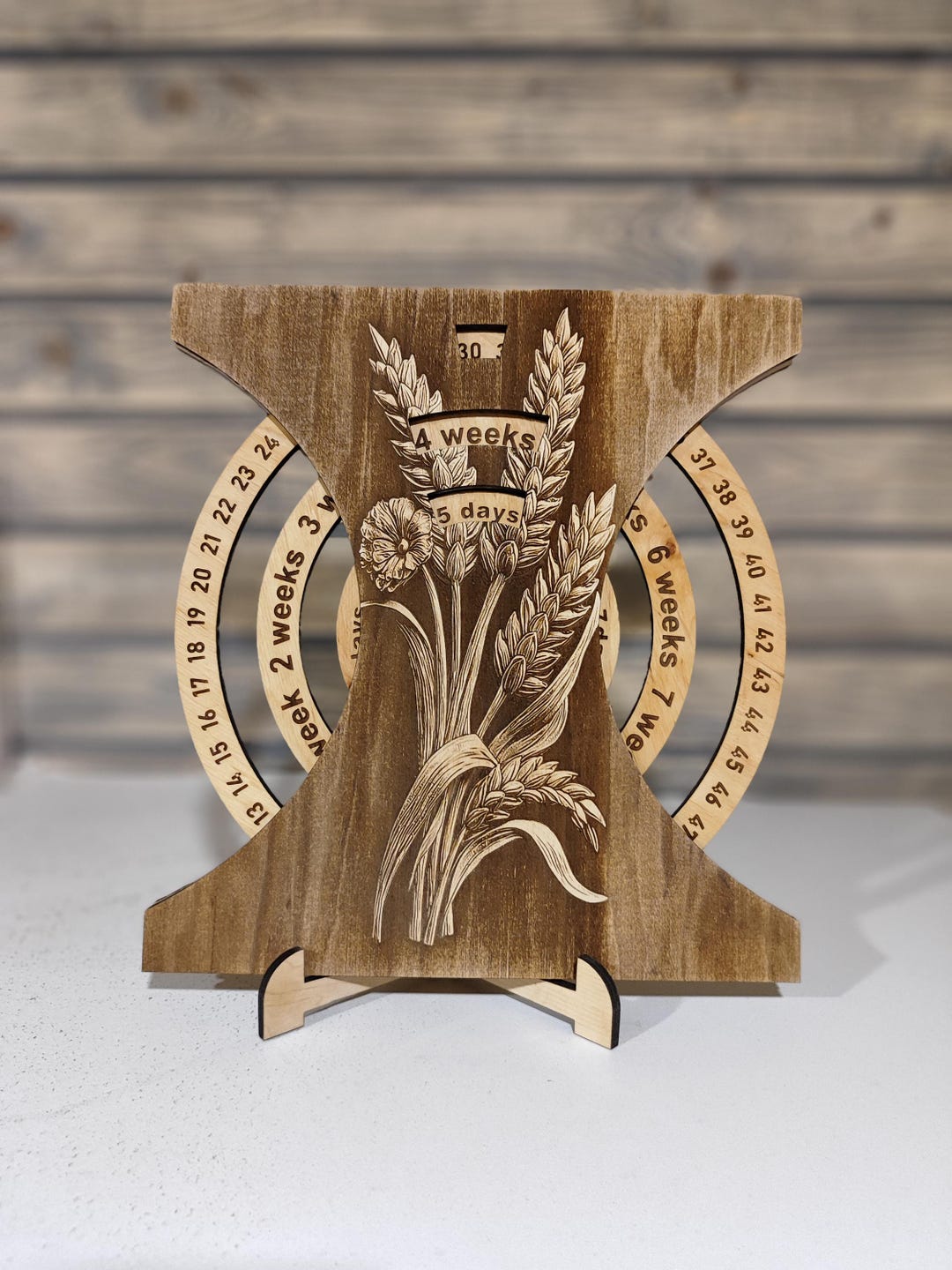 Wooden Omer Counter, Passover Gift, Modern Judaica Art, Bat Mitzvah ...