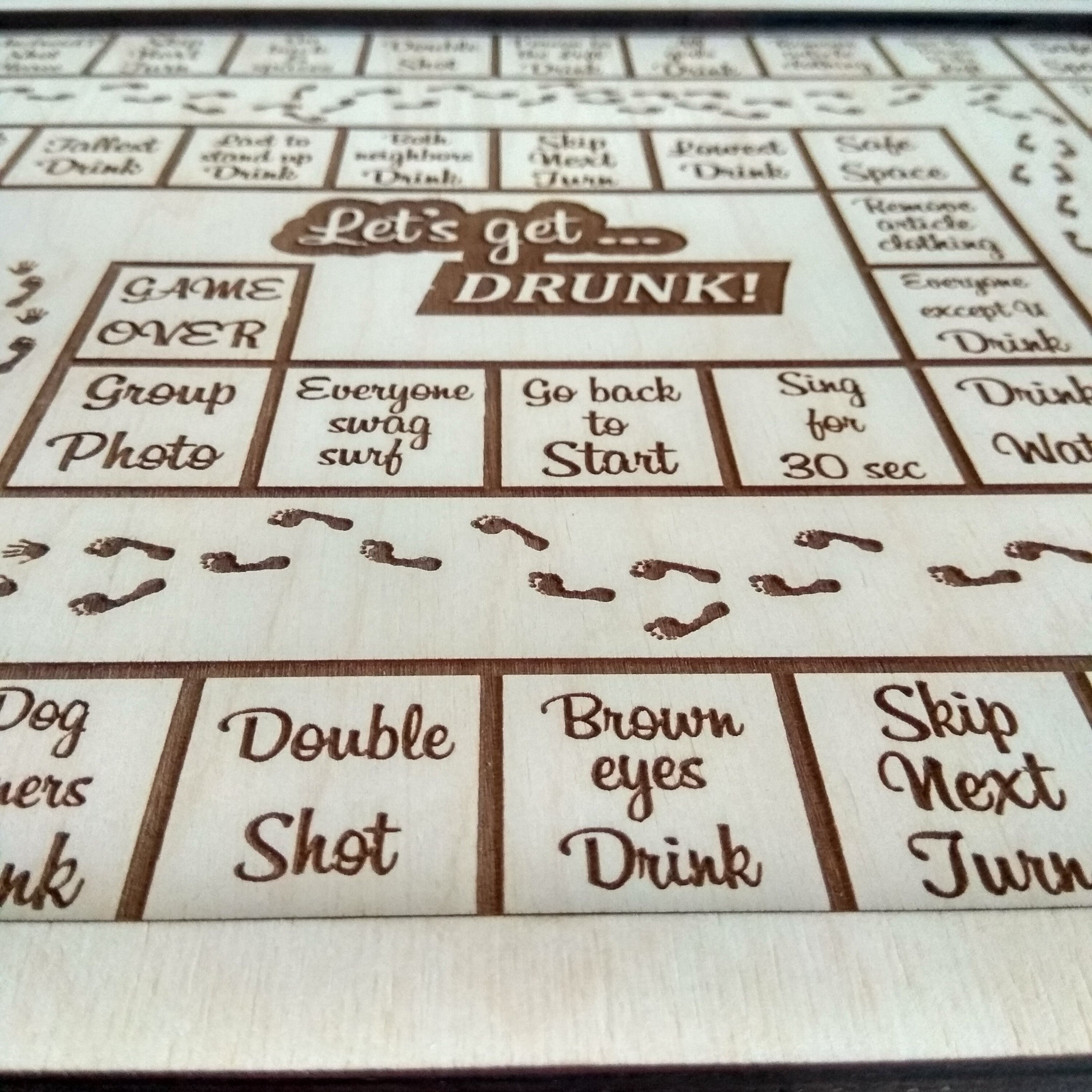 Personalized Adult Party Game Drinking Board Drinkopoly Etsy Uk