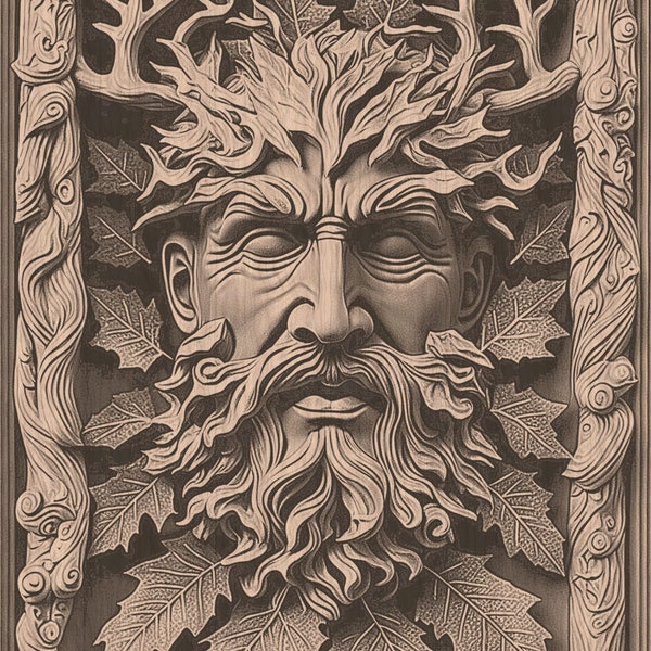 Green Man - Etsy
