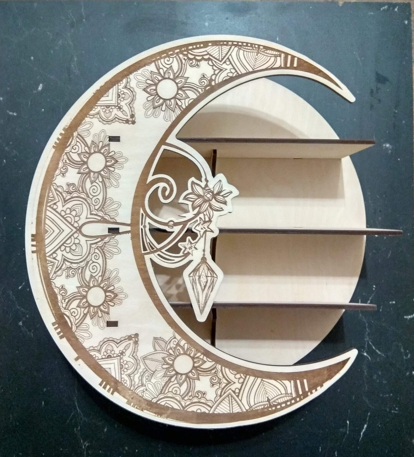 Moon Shelf for Essential or Crystal Crescent Moon Toys Shelf. - Etsy