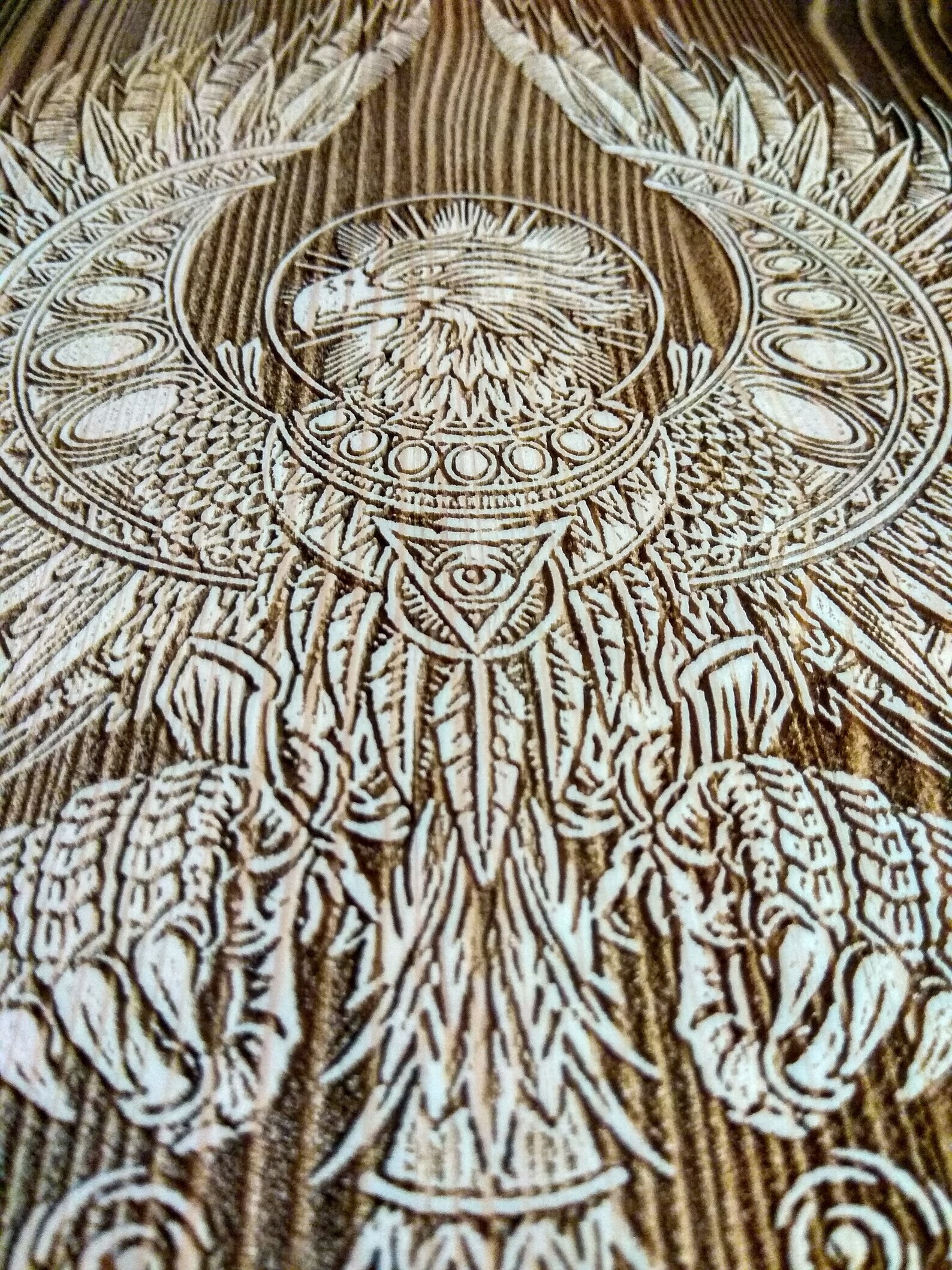 Wood Burned Phoenix Wall Hanging Firebird Fantasy - Etsy