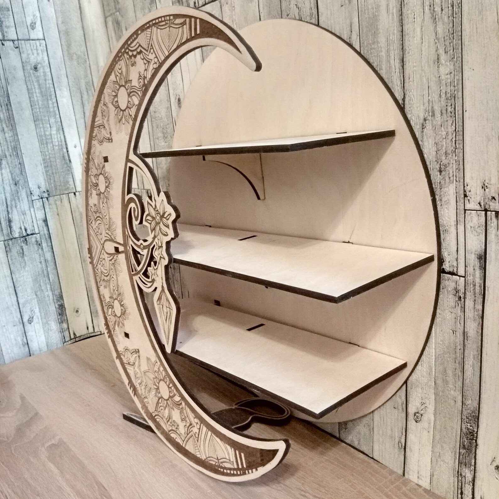 Moon Shelf for Essential or Crystal Crescent Moon Toys Shelf. - Etsy