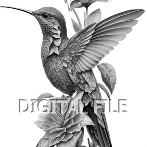 Laser Engraving Files, Hummingbird, 3D Illusion, Wood Engraving ...