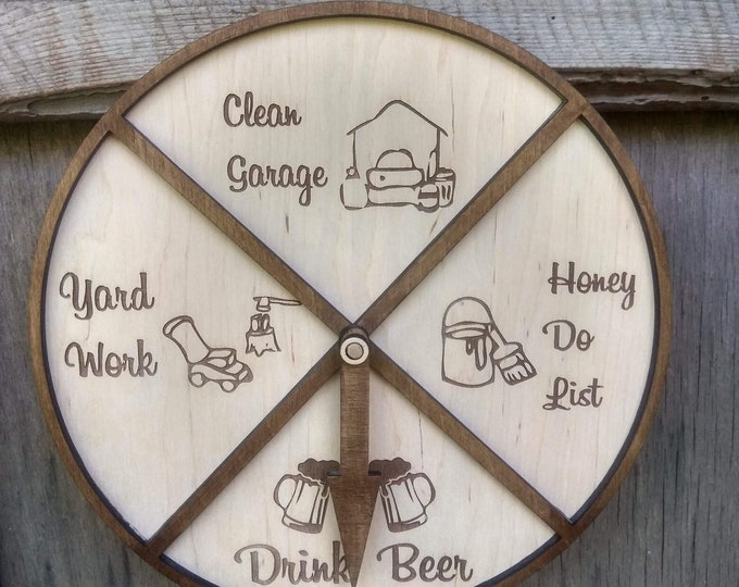 Drink Beer Chore Wheel - Etsy
