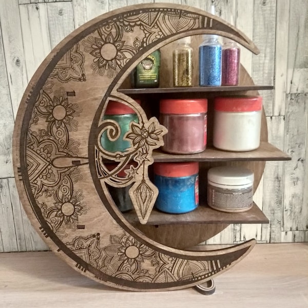 Moon Wall Shelf - Etsy