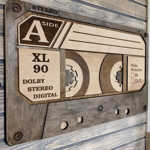 Custom Mixtape Wooden Wall Art: Retro Cassette Decor - Etsy