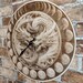 Moon Phase Clock Wooden Wall Dragon Head Lunar Clock Moon - Etsy
