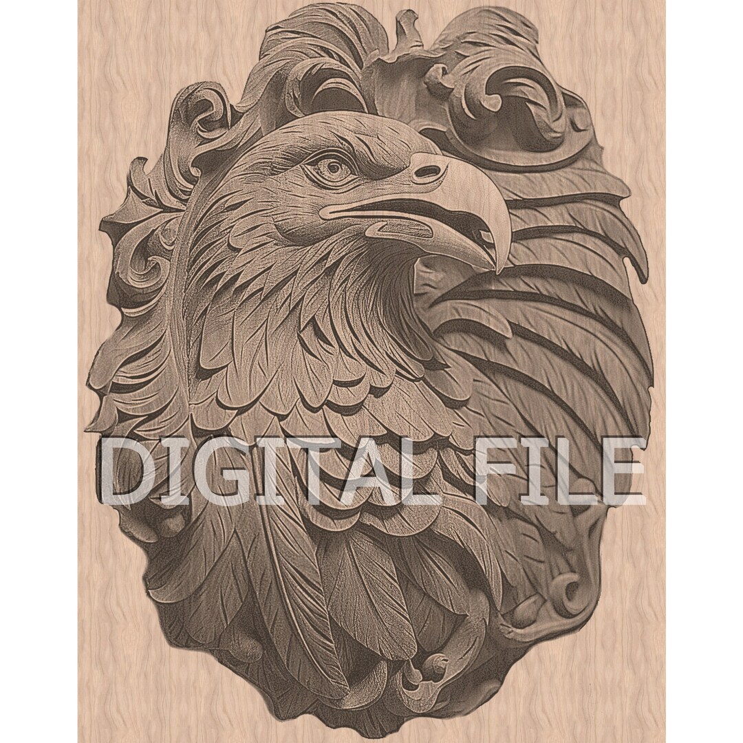 Laser Engraving Files, Crow Png, 3D Illusion, Wood Engraving, Glowforge ...