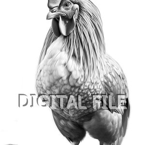 Laser Engraving Files, Rooster Png, 3D Illusion, Wood Engraving ...