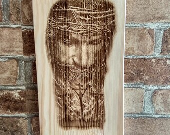Jesus Christ Burned - Etsy