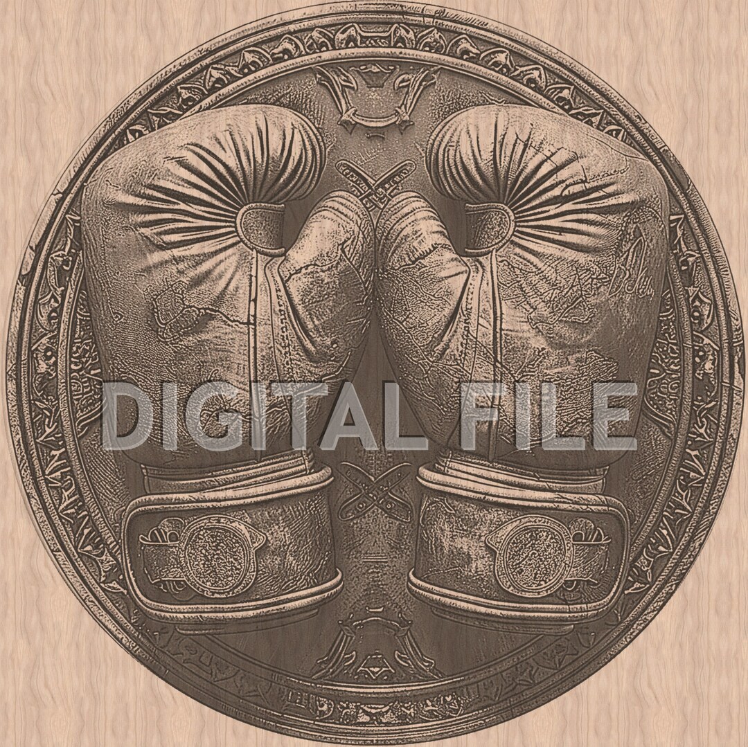 Laser Engraving Files, Boxing Gloves, 3D Illusion, Wood Engraving ...