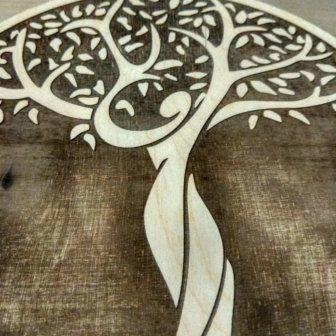Triple Moon Goddess Moon Phases Tree of Life Moon Phase Wall | Etsy