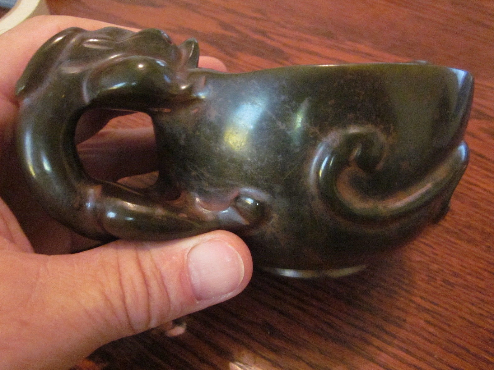 1 Chinese Opal S.G. 2.28 Double Demon Bowl Hard and Shiny - Etsy