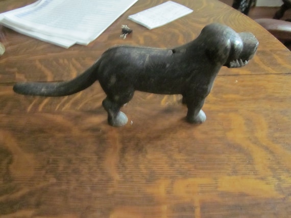 1 Cast Iron Black Labrador Dog Nutcracker - Etsy