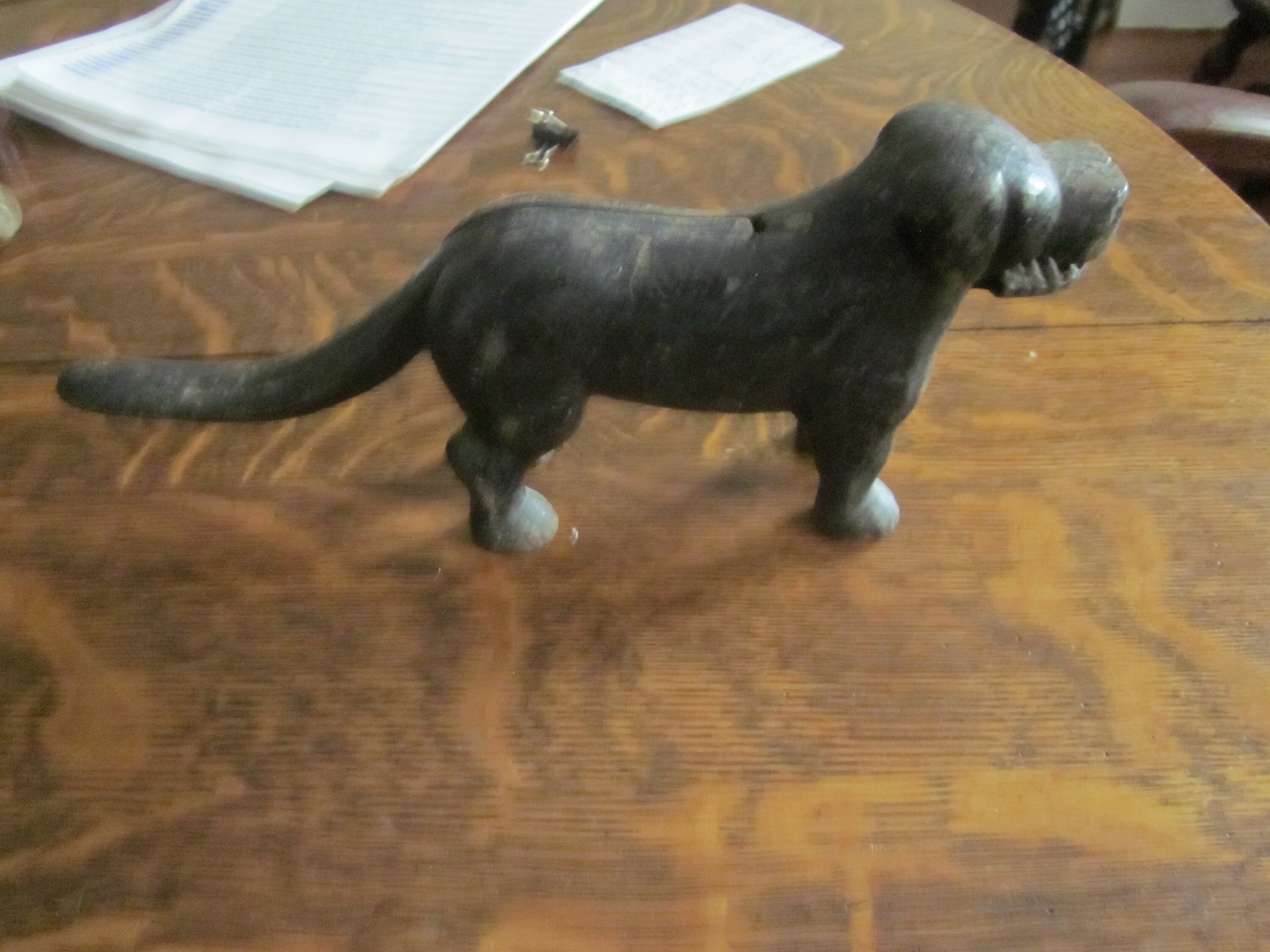 1 Cast Iron Black Labrador Dog Nutcracker - Etsy