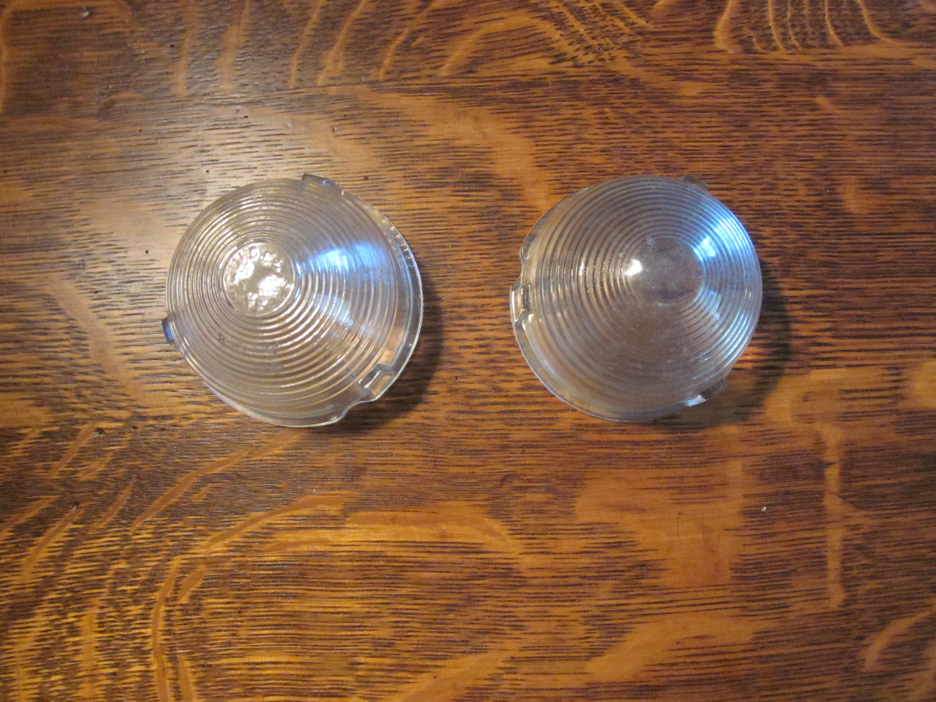 A Pair of Antique Glass Automobile Taillight Lenses - Etsy