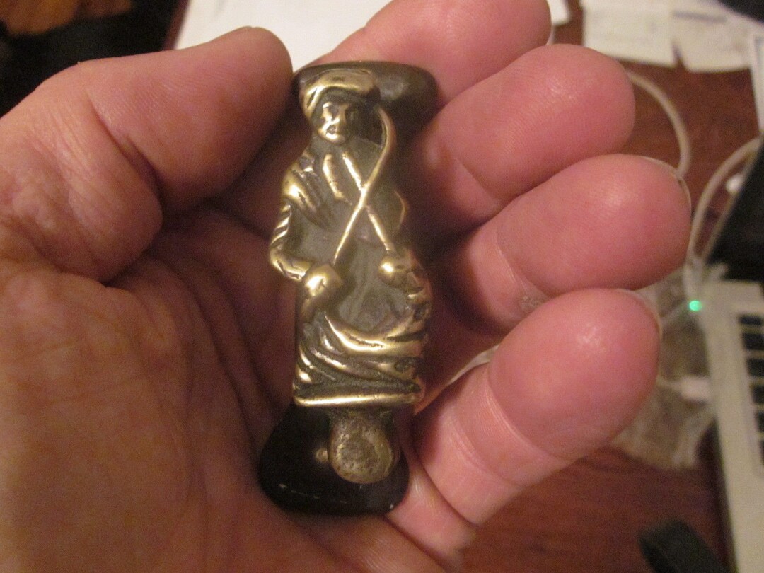 An Antique Victorian Door Tapper Yellow Bronze, Probably English - Etsy