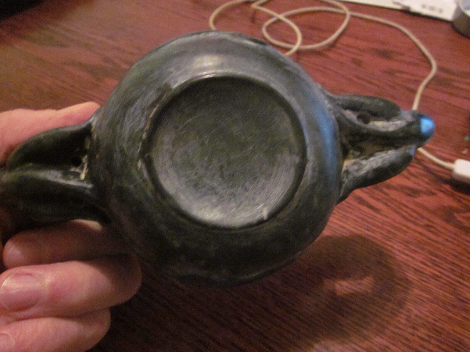 1 Chinese Green Jade Double Demon Rice Bowl, With Erosion - Etsy