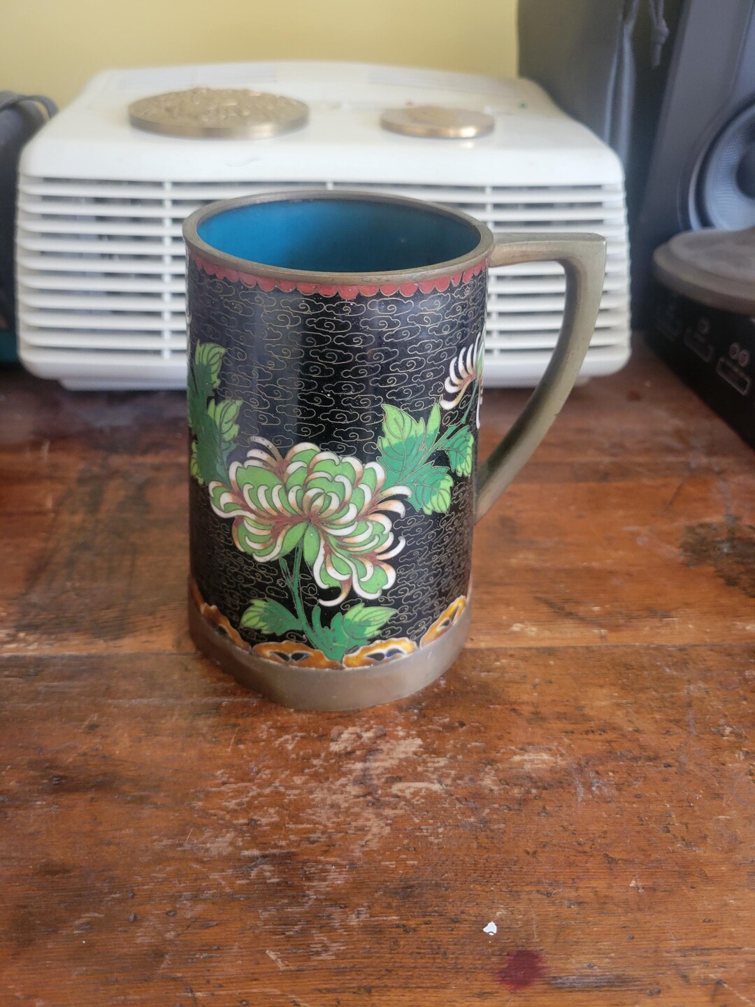1 Antique Japanese Cloisonné Beer Mug, Unsigned, #2 - Etsy