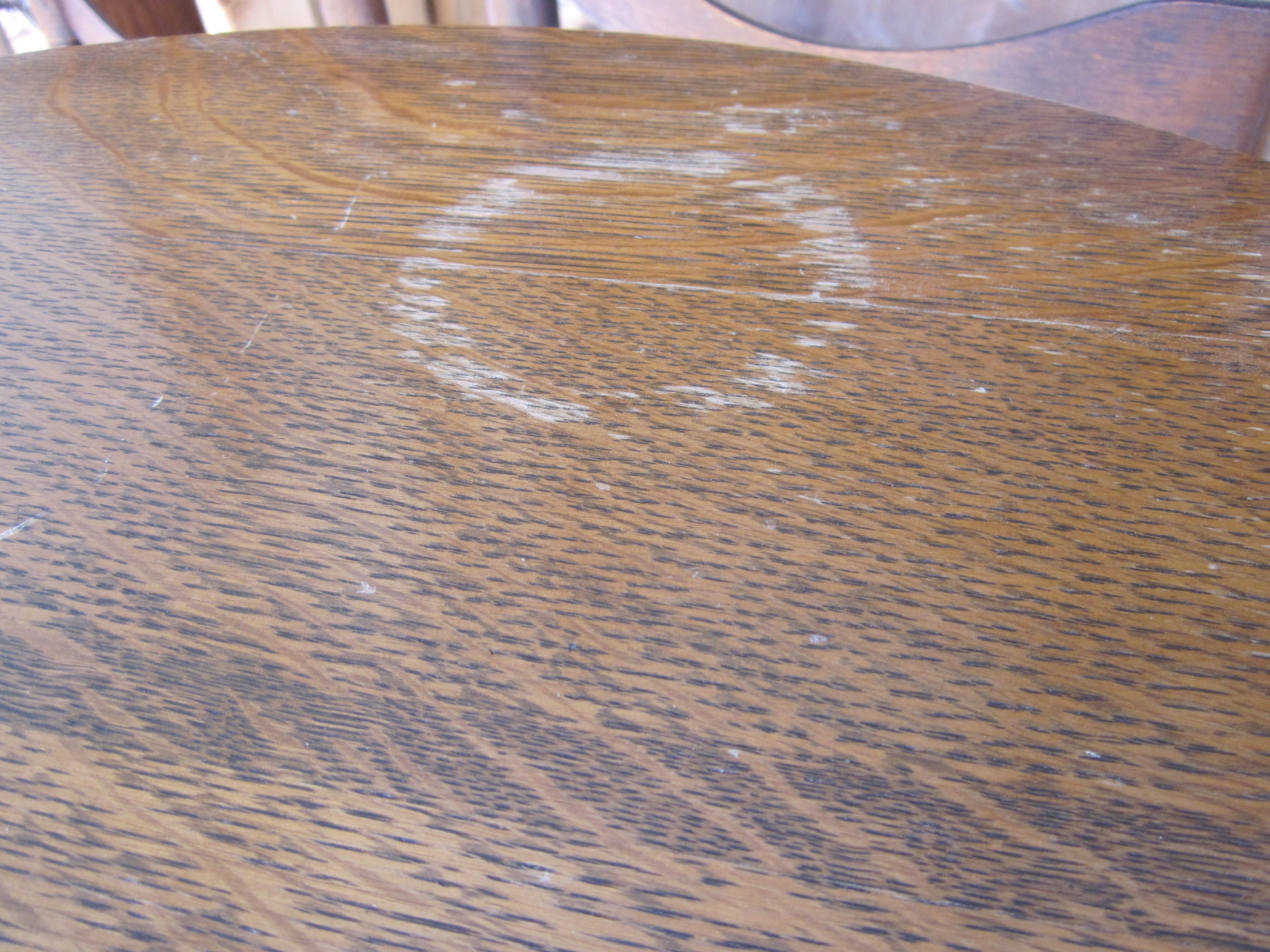 1 Vintage Quarter-sawn and Tiger Oak Round Table / Plant Stand - Etsy