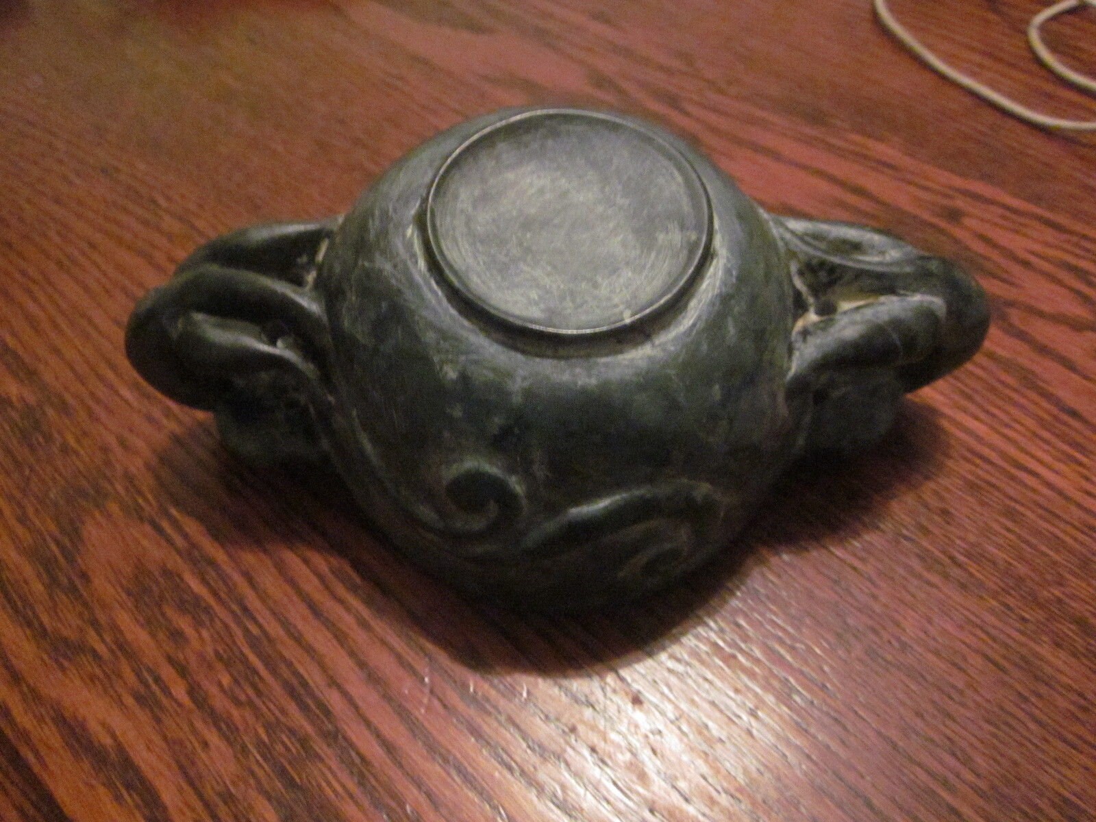 1 Chinese Green Jade Double Demon Rice Bowl, With Erosion - Etsy
