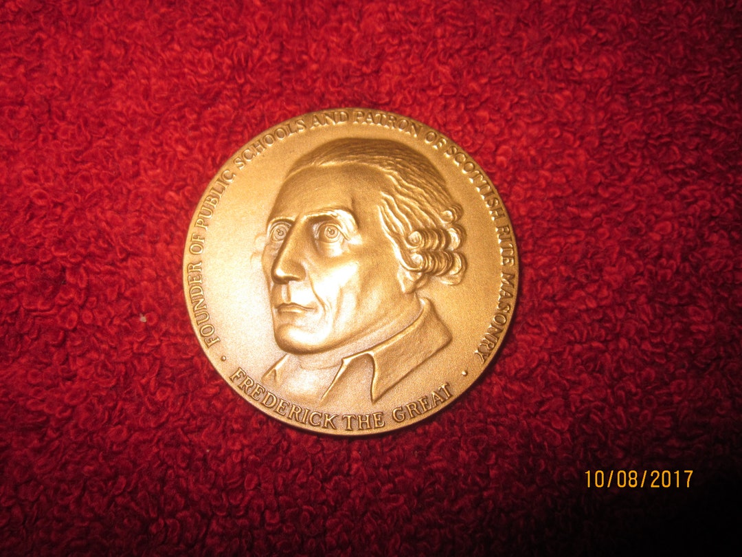 A 171st Year Commemorative Bronze Medal for 1971, Featuring Frederick ...