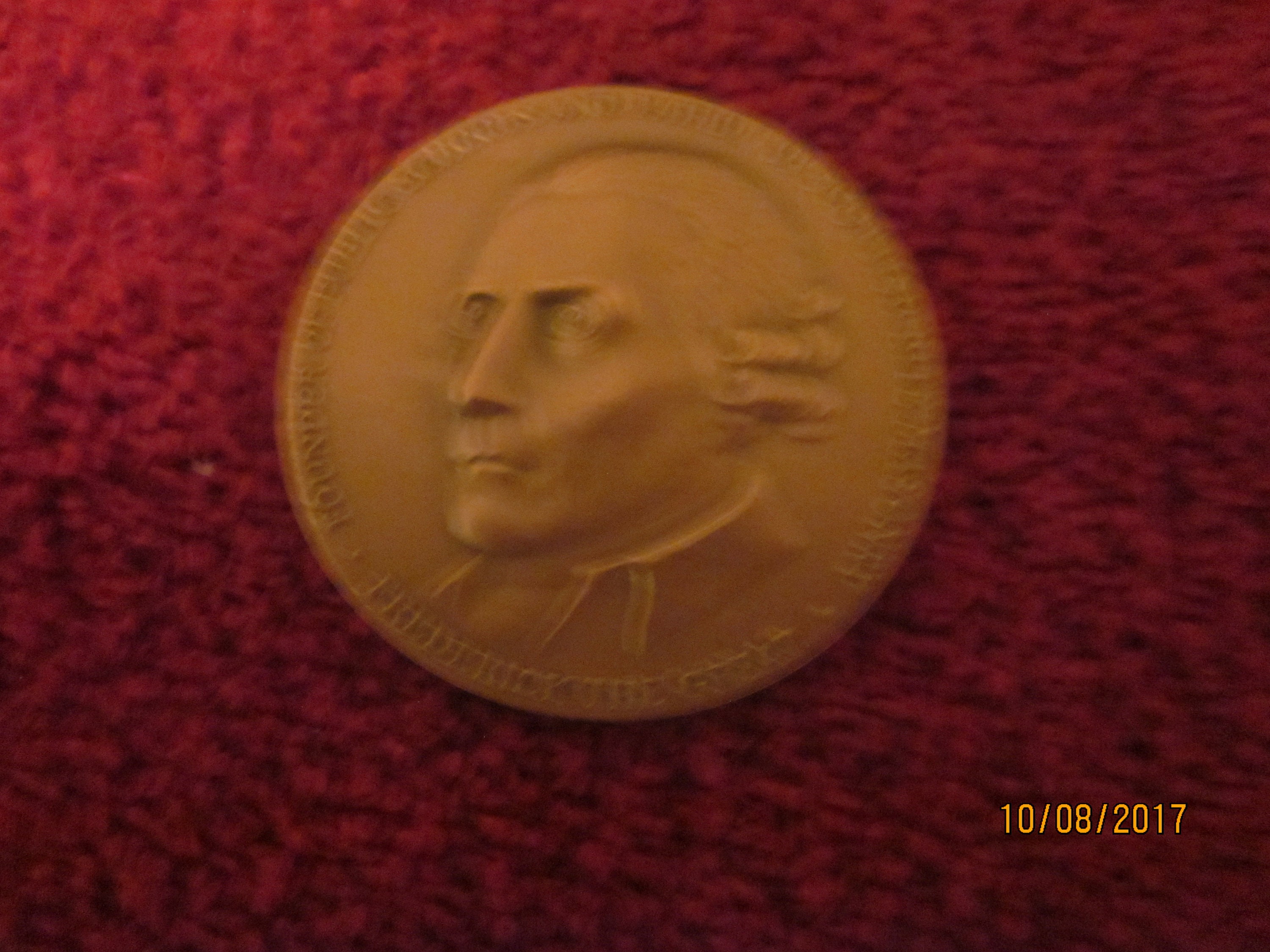 A 171st Year Commemorative Bronze Medal for 1971, Featuring Frederick ...