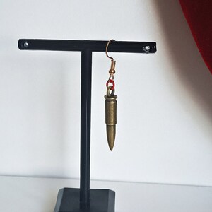 Boothill Honkai Star Rail Cosplay Earring Bullet With Red Loop - Etsy ...