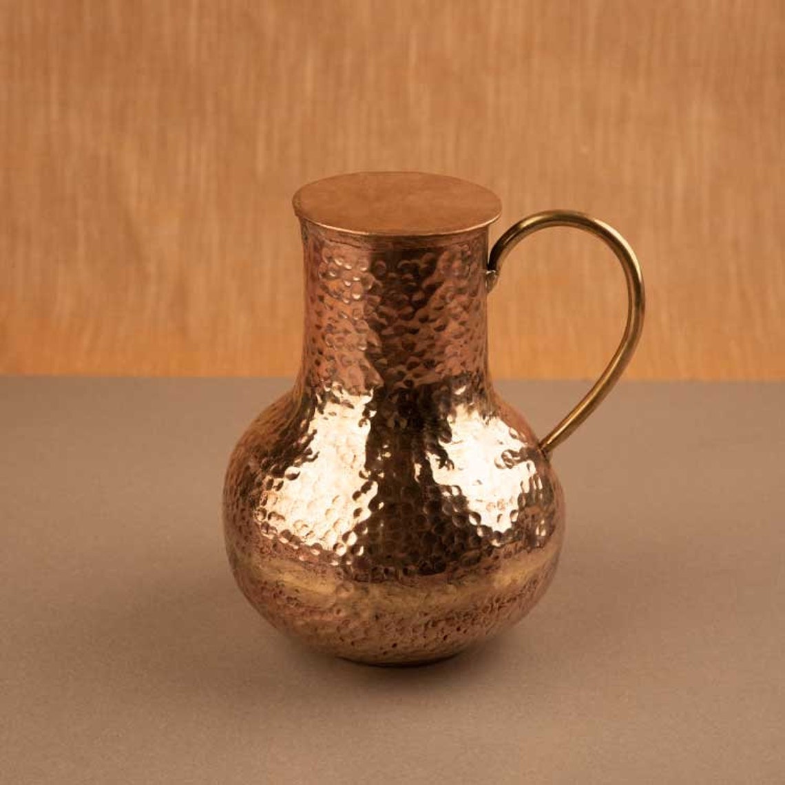 Copper Round Water Jug - Etsy