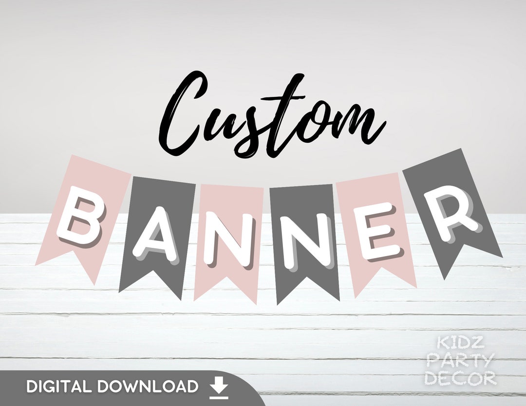 Custom Banner Design - Etsy