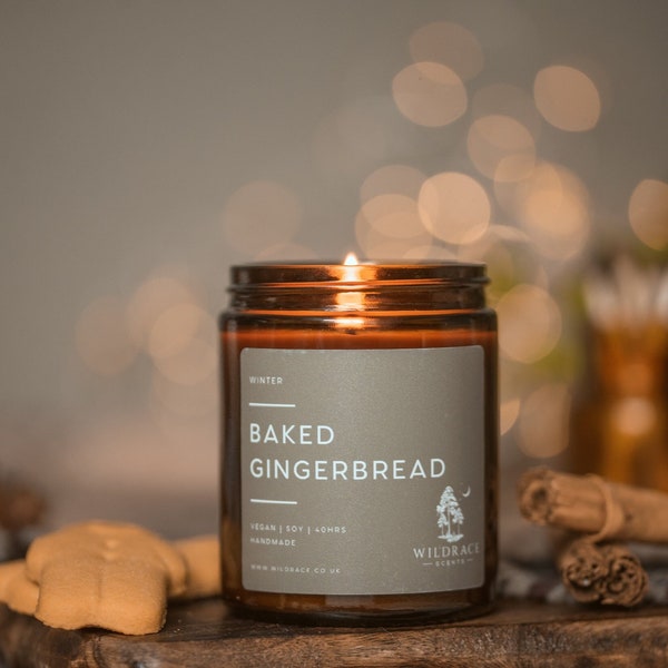 Gingerbread Candles - Etsy UK